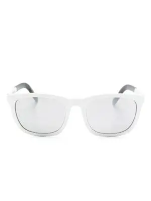 Moncler Kolligian Rectangle-frame Sunglasses - Black