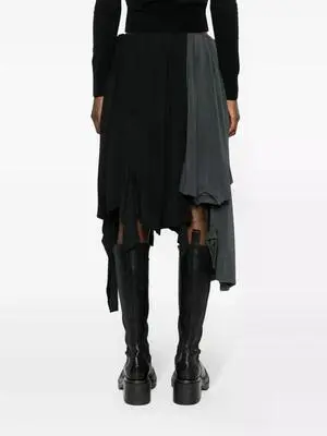Acne Studios T-shirt Patchwork Skirt