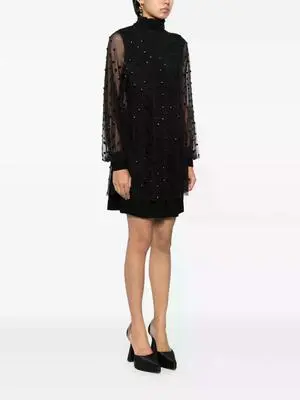 SAIID KOBEISY Bead-embellished Layered Dress