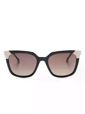 Carolina Herrera Square-frame Sunglasses - Black