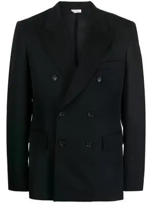 Comme Des Garçons Double-breasted Wool Blazer
