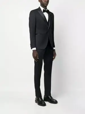Tagliatore Single-breasted Tuxedo Suit - Blue