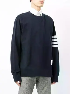 Thom Browne 4-bar Stripe Sweatshirt - Blue