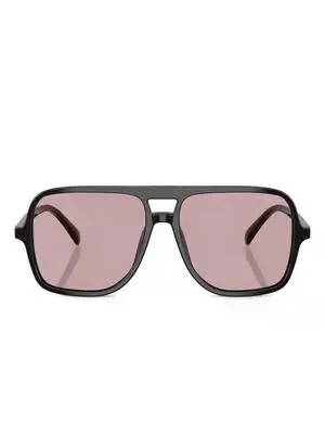 Emporio Armani Logo-print Sunglasses - Black