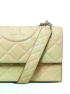 Tory Burch Fleming Convertible Shoulder Bag - Neutrals