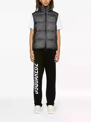Dsquared2 Logo-embossed Ripstop Puffer Vest
