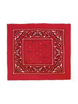 BARRIE Bandana-print Scarf - Red