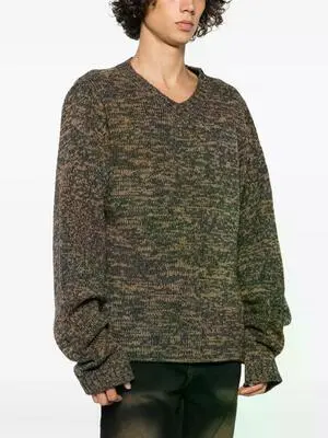 Undercover Intarsia-knit Wool Jumper