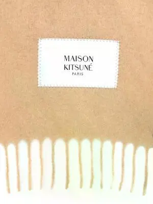Maison Kitsuné Logo-patch Scarf