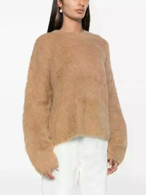 TOTEME Brushed-finish Alpaca Wool-blend Sweater