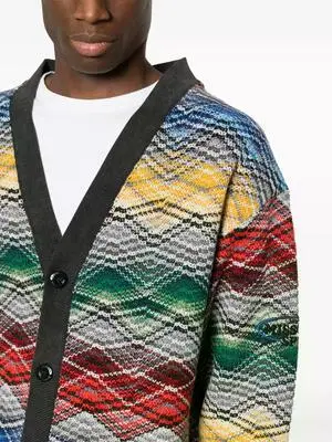 Missoni Zigzag V-neck Cardigan