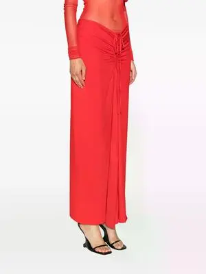 Christopher Esber High-waist Draped Skirt