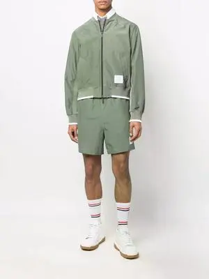 Thom Browne Grosgrain-tab Track Shorts