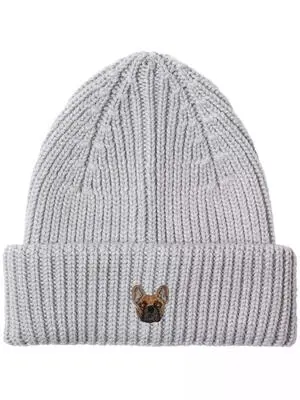 PELO FOUNDATION Boule Dogue Beanie Hat - Grey