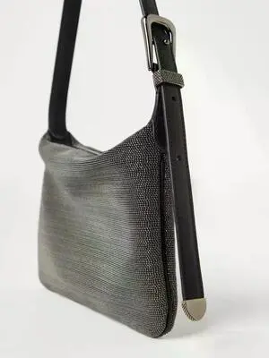 Brunello Cucinelli Studded Shoulder Bag