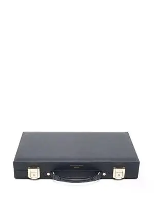 ASPINAL OF LONDON Leather Backgammon Set - Blue