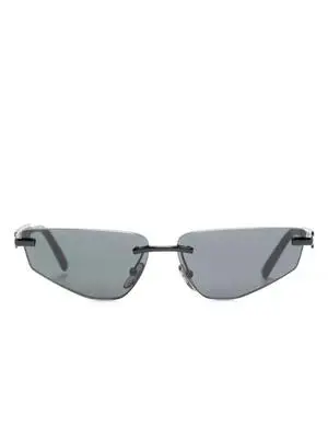 Dolce & Gabbana Geometric-frame Tinted Sunglasses - Black