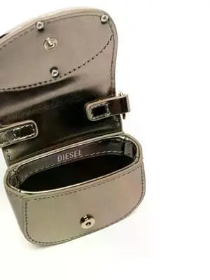 DIESEL® 1dr Leather Bag Charm - Brown
