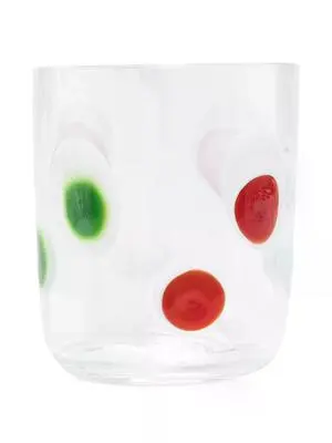 CARLO MORETTI Polka Dot Pattern Glass - White