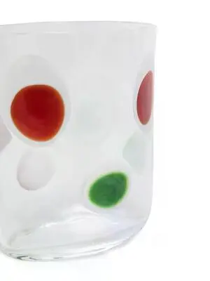 CARLO MORETTI Polka Dot Pattern Glass - White