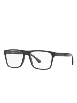 Emporio Armani Square-frame Glasses - Black