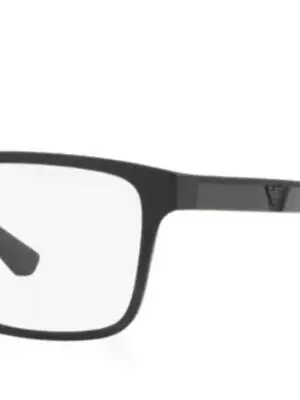 Emporio Armani Square-frame Glasses - Black