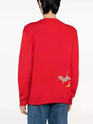 BODE Novelty Prose Wool Cardigan