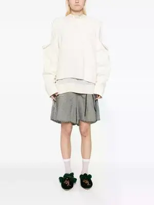 MIDORIKAWA Raw Edge Layered Sweatshirt