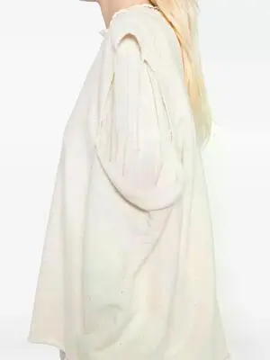 MIDORIKAWA Raw Edge Layered Sweatshirt