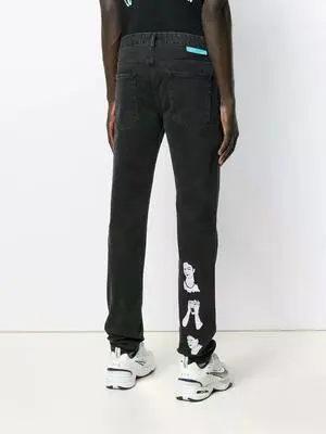 COUNTY OF MILAN More And More' Printed Cotton Blend Trousers
