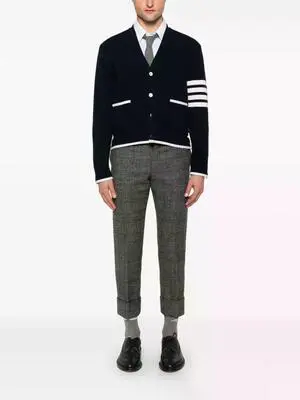 Thom Browne 4-bar Stripe Virgin Wool Cardigan