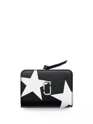 Marc Jacobs The Star Patchwork Utility Snapshot Mini Wallet - Black