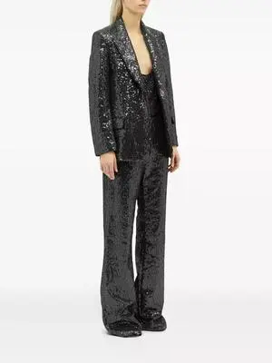 MSGM Sequin-embellished Single-breasted Blazer