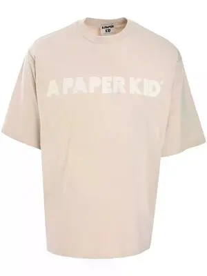 A PAPER KID Logo-print T-shirt