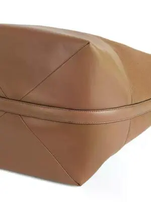 TOTEME Belted Doublé Tote Bag - Brown