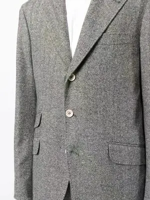 Brunello Cucinelli Wool-blend Herringbone Two-piece Suit