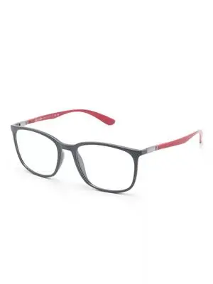 Ray-ban Square Frame Eyeglasses - Grey