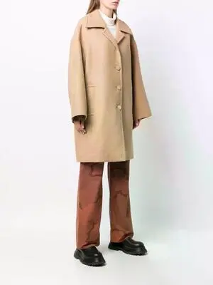 Palm Angels Oversized Logo-print Coat