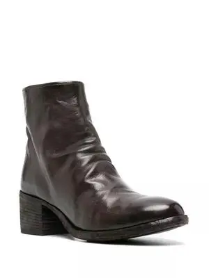 Officine Creative Denner Block-heel Leather Boots