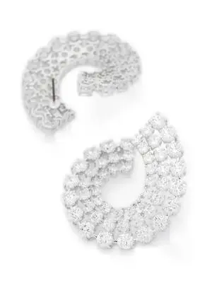 SWAROVSKI Matrix Hoop Earrings