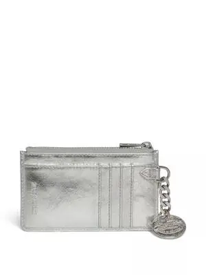 Zadig&Voltaire Sunny Metallic Card Holder - Silver