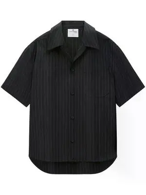 COURREGES Pinstriped Cotton Shirt