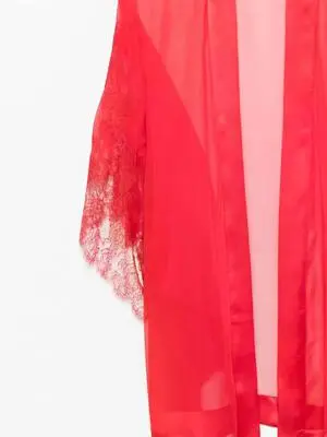 Carine Gilson Calais-caudry Lace Robe