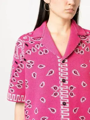 Alanui Paisley-print Short-sleeved Shirt