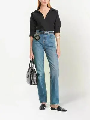 Tory Burch Mid-rise Straight-leg Jeans