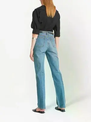 Tory Burch Mid-rise Straight-leg Jeans