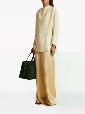 Khaite The Mahni Slit-detail Blouse