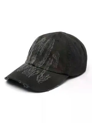 032C Distressed Logo Cap