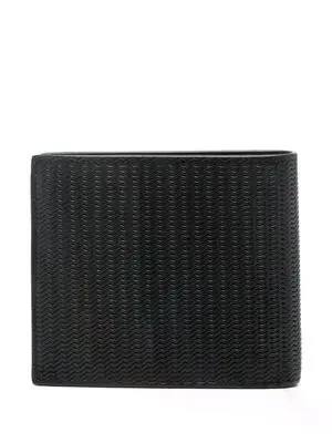 Giorgio Armani Wavy-embossed Bi-fold Wallet