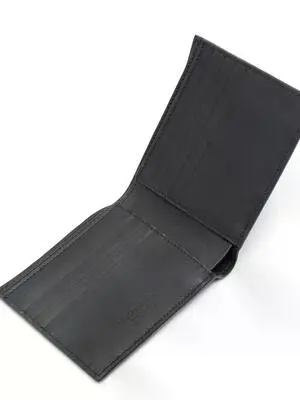 Giorgio Armani Wavy-embossed Bi-fold Wallet